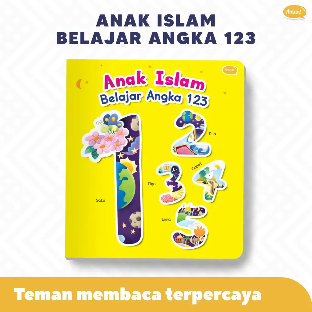 Anak Islam Belajar Angka 123 (Boardbook) | Website Ahlan